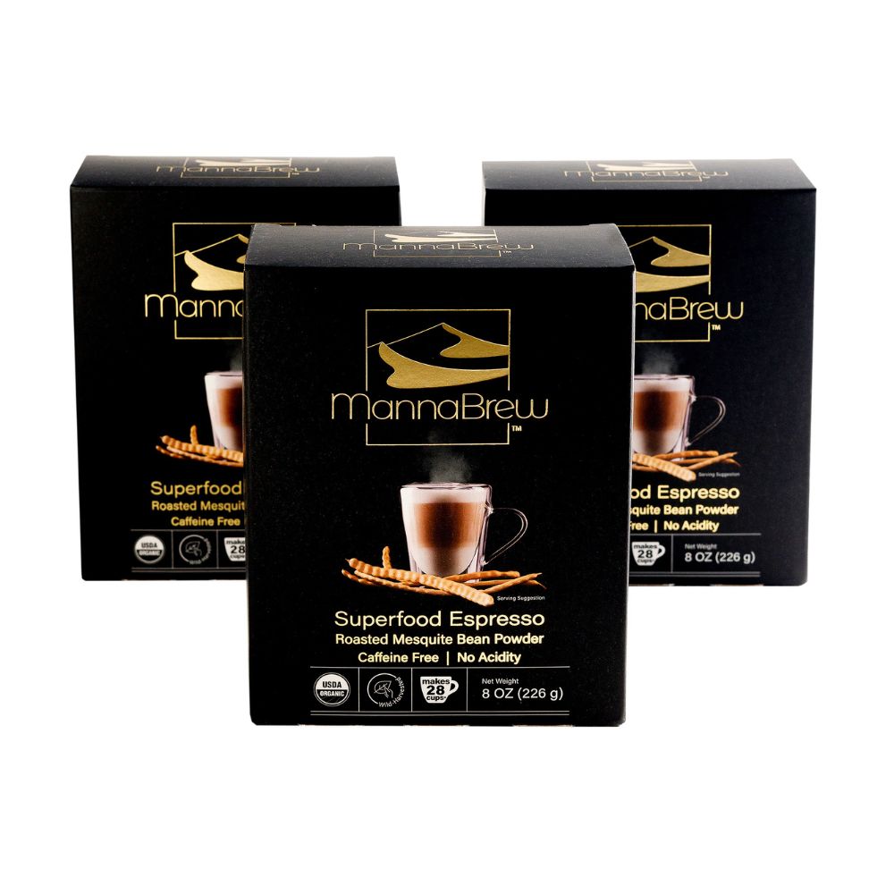 MannaBrew Superfood Espresso 226g - 3 x Pack – MannaBrew SA